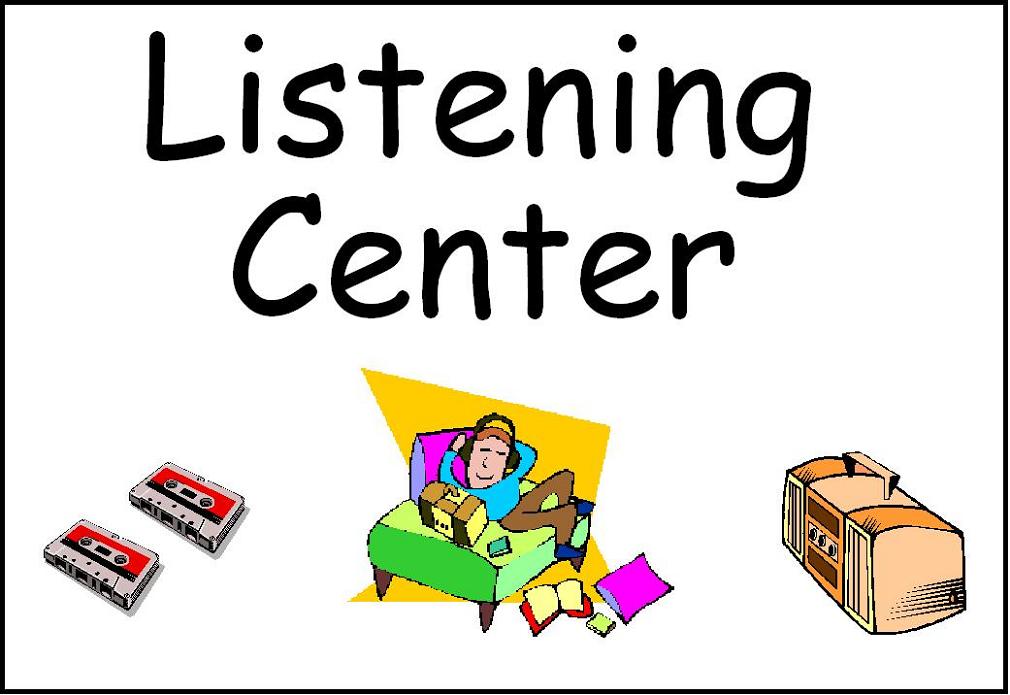 Listening Center Clip Art